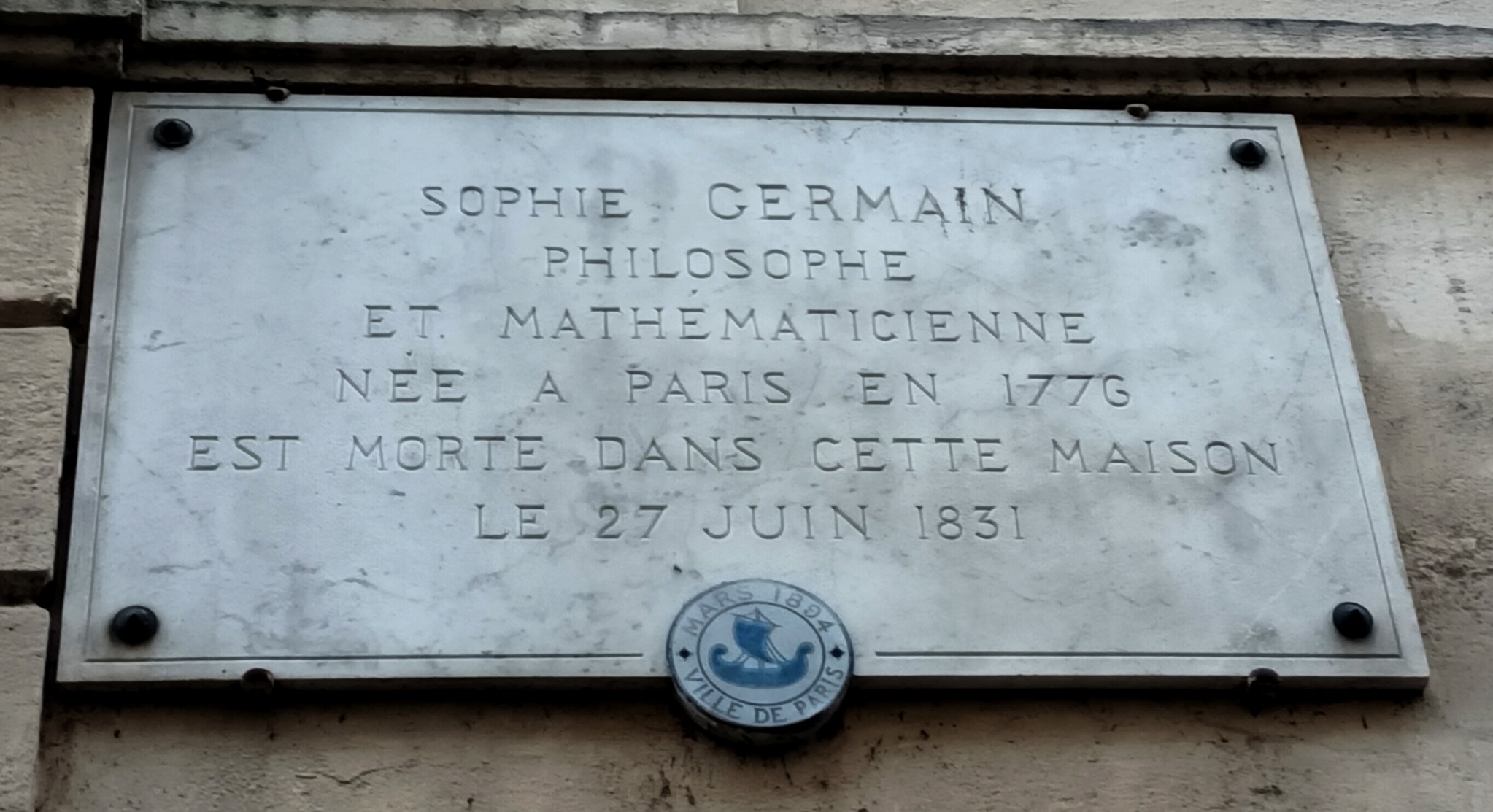 Sophie Germain, sa vie, ses recherches – humanitelles